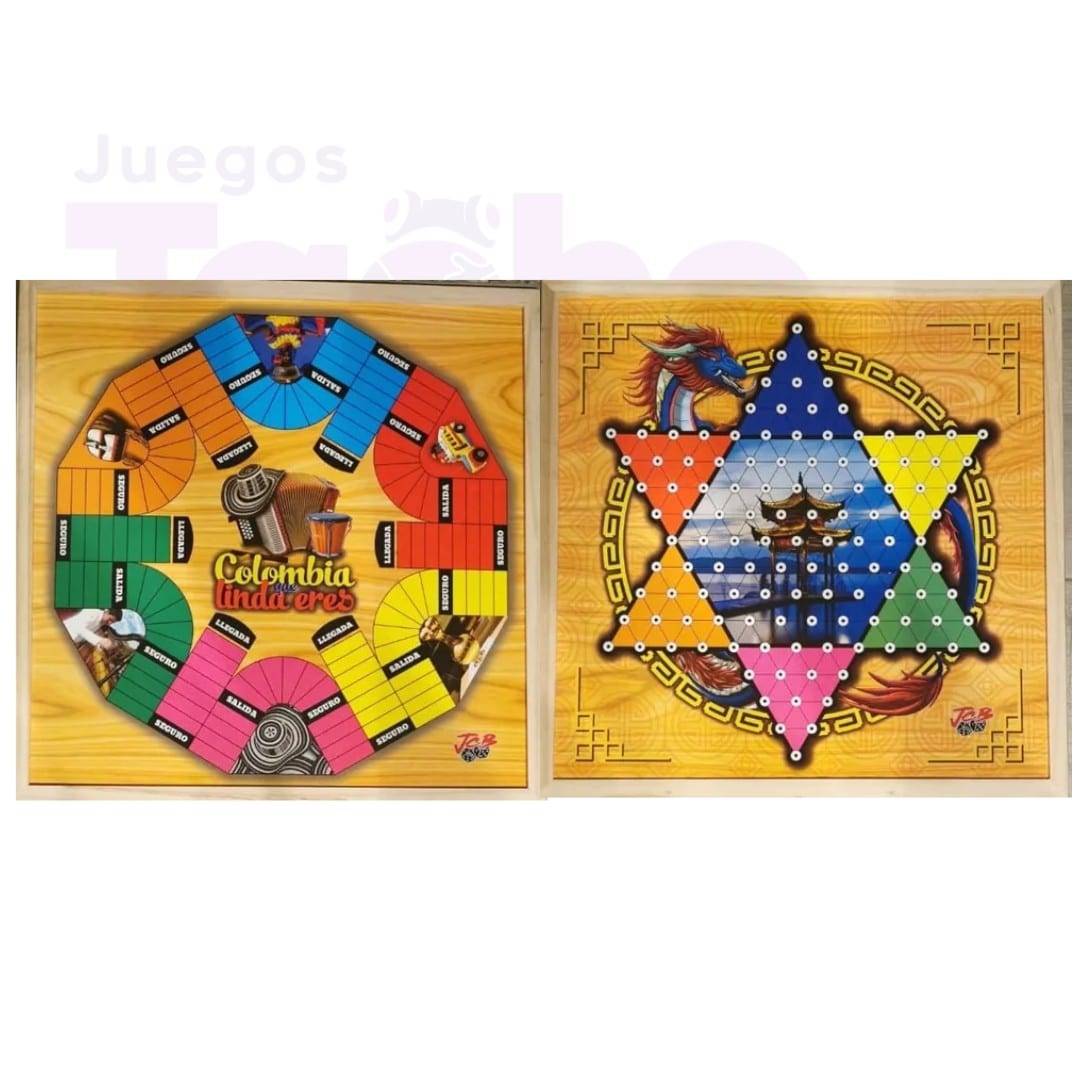 Parques Magnético Doble Cara De 6 Puestos Con Estrella China - Juegos ...